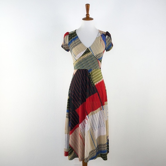 Frock Shop | Dresses | Frock Shop Multi Color Pattern Maxi Style Dress ...